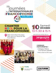 Chanter Noël pour la Francophonie | Culture Trois-Rivières